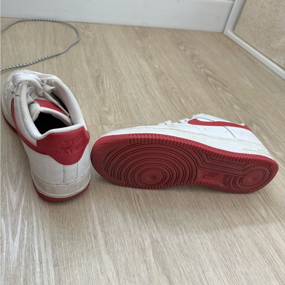 Nike | Shoes | University Red Nike Air Force Ones | Poshmark